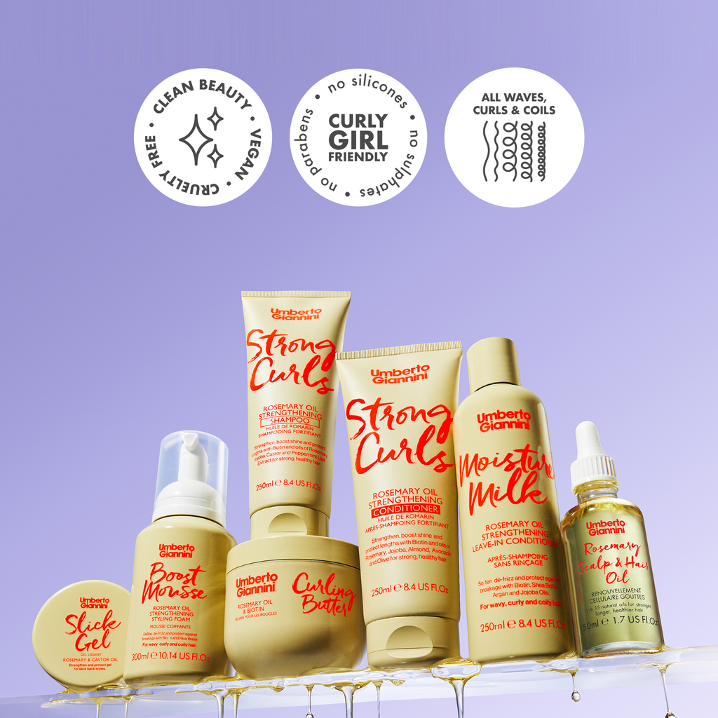 Strong Curls Rosemary Oil & Biotin Curling Butter – Umberto Giannini
